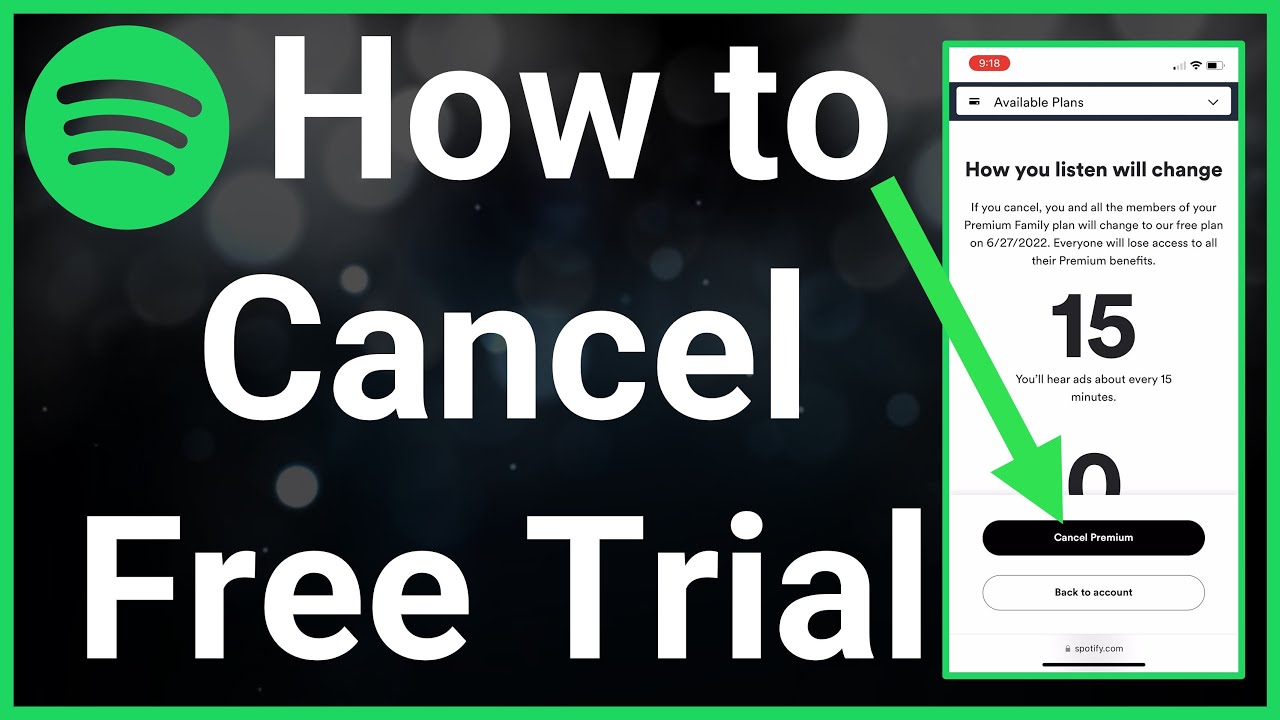 How To Cancel Spotify Free Trial
