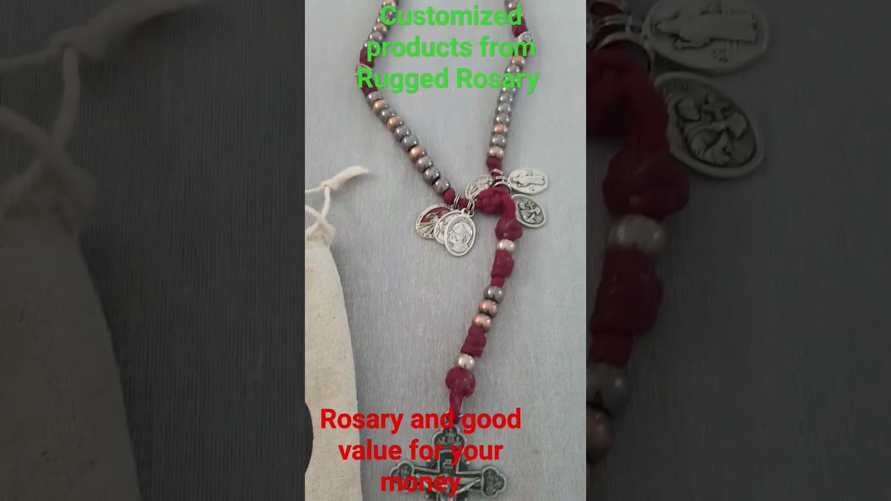 customised products from Rugged Rosary  good value for money. #catholicism #rosarybeads #holyrosary