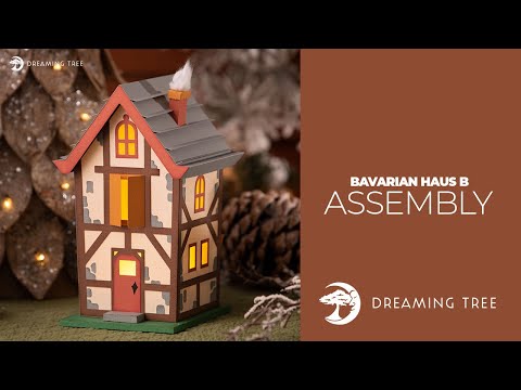 SVG File - Bavarian Haus B - Assembly Tutorial (For Cricut, Silhouette, and ScanNCut)