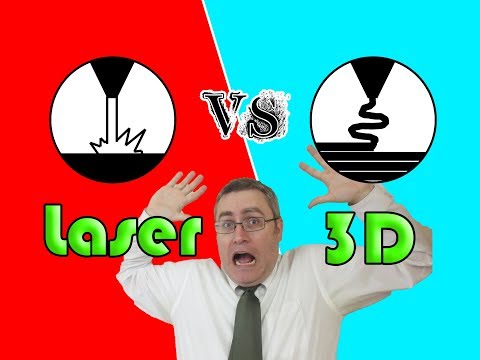 Laser Cutter VS 3D Printer