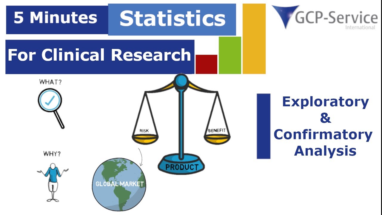 5 Minutes statistics for clinical research -  Exploratory and Confirmatory Analysis