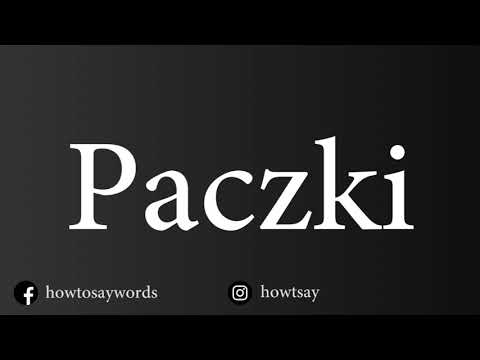 How To Pronounce Paczki