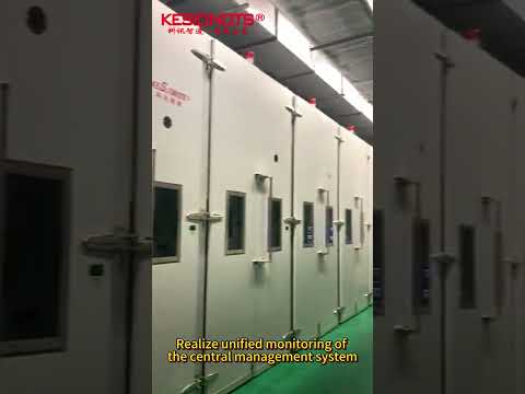 19 connected constant temperature and humidity warehouses #machine #factory #testmachine #tester