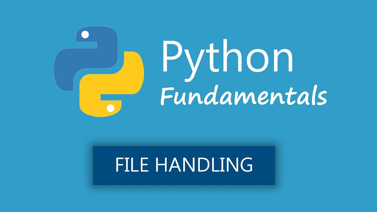 16. File Handling in Python