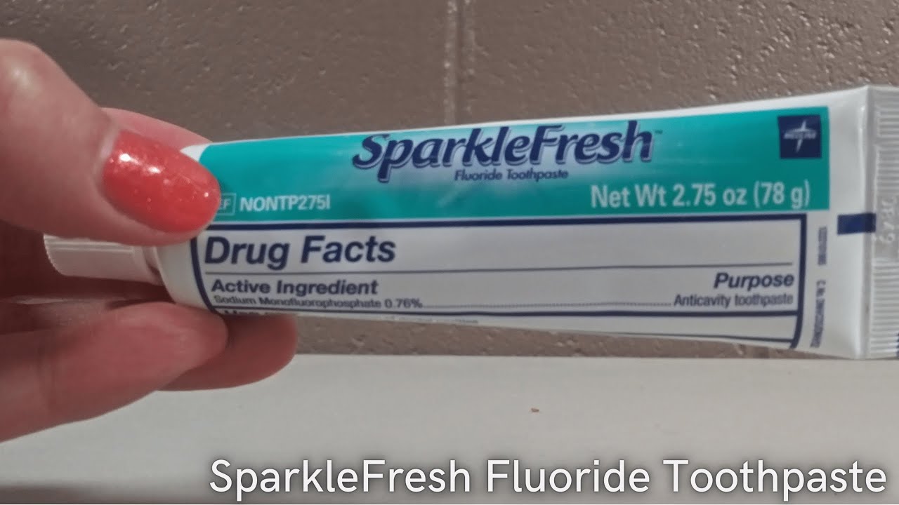 In Hand Review of Medline SparkleFresh Fluoride Toothpaste, Mint Flavor