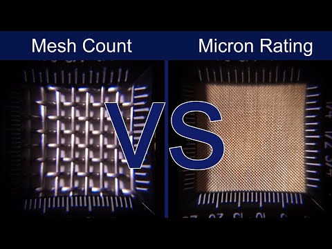 Mesh Count VS Micron Rating