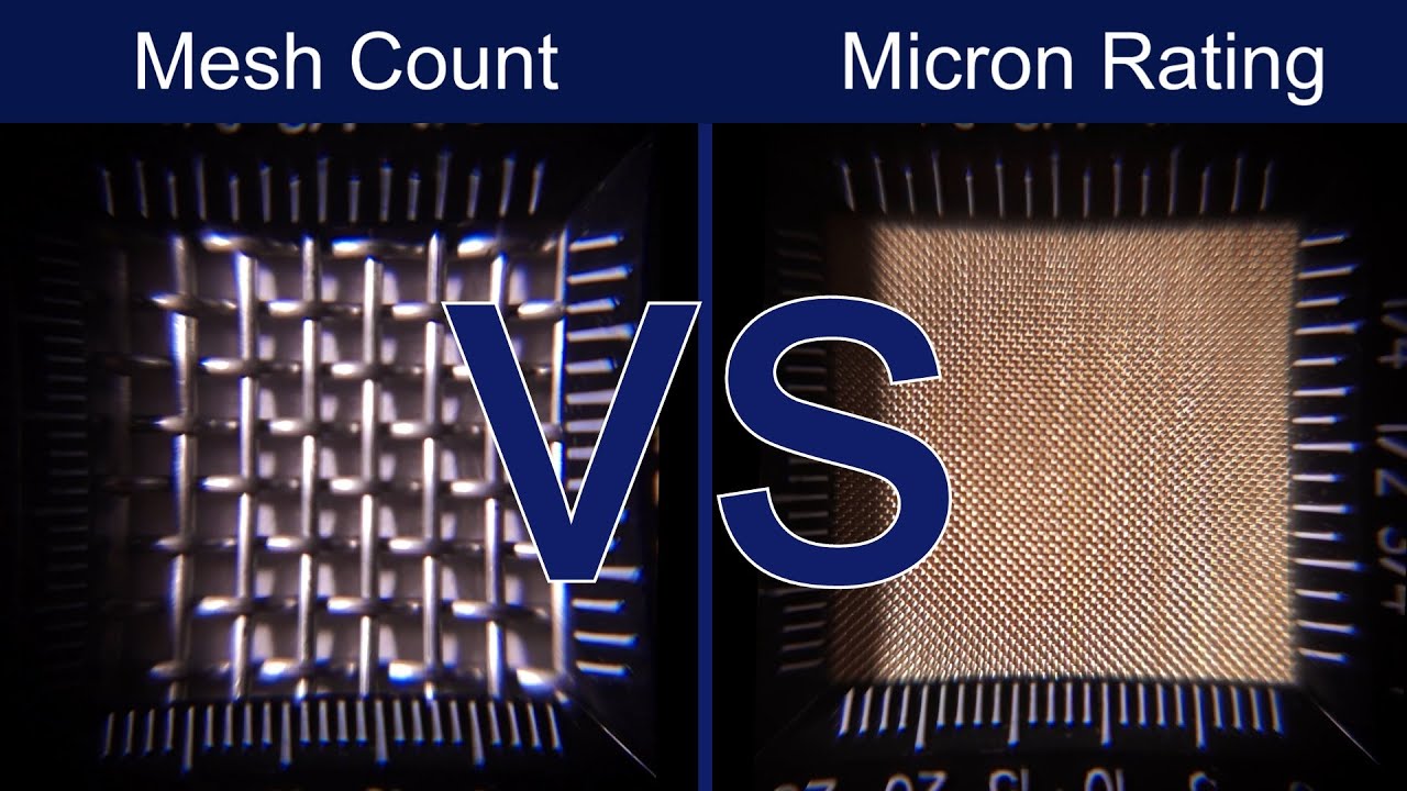 Mesh Count VS Micron Rating