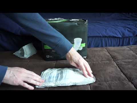 Depend for Men Guards Pad Unboxing / Capacity Test