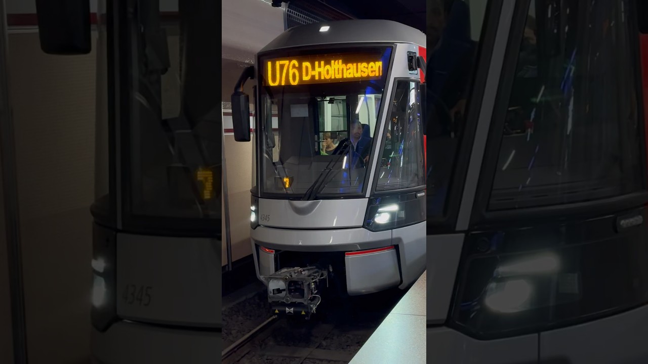 HF6 Linie U76 Ri. D-Holthausen am Düsseldorfer Hbf | #stadtbahn #tram #rheinbahn #düsseldorf