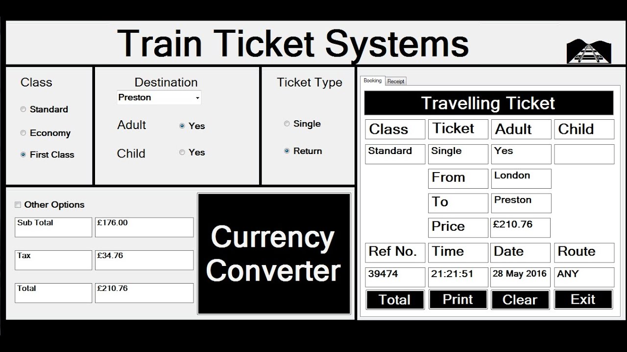 How to Create Train Ticketing Systems in Visual C++ - Tutorial 1
