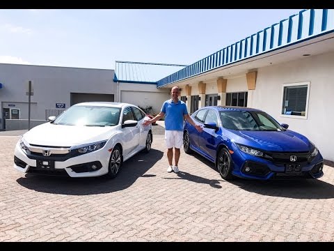 Review: 2017 Honda Civic Hatchback vs Sedan - As difficult a choice as you'll ever make
