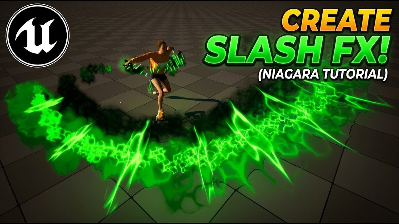 Unreal Engine 5.4 - Create Slash FX with Niagara Tutorial