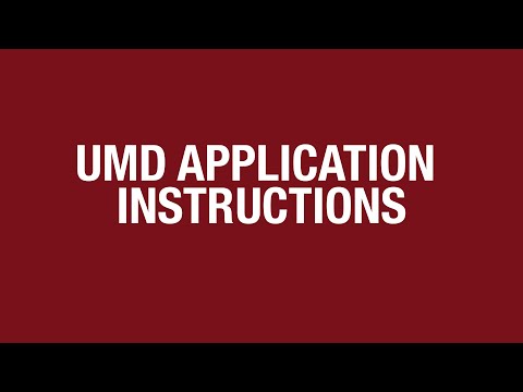 Application Instructions for ELCI UMD Conditional Admission and English Only Students