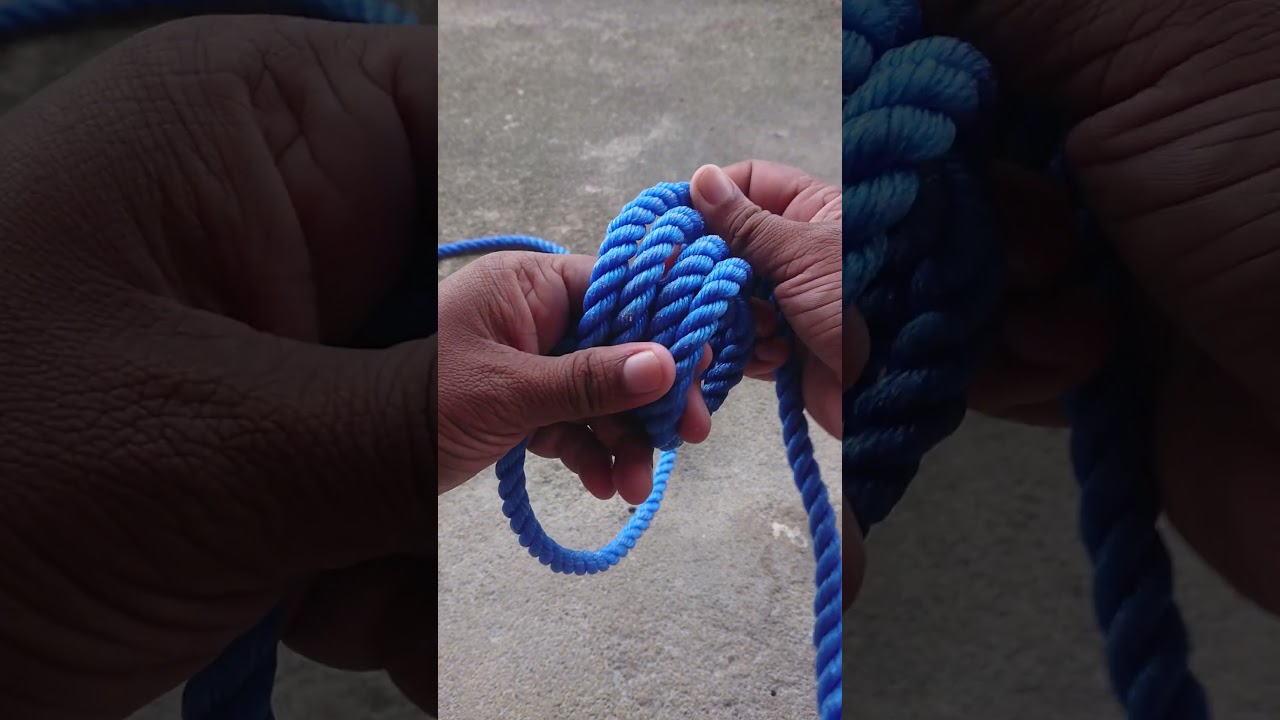 ☂🔵 Useful Rope Knot You Need To Know | Strong and Quick Release Rope Knot Tutorial 0254 #rope #knot