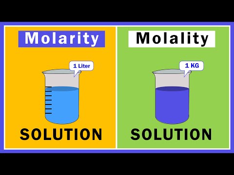 What is molarity and molality Class 11? | What is molality and example? | calculate molality