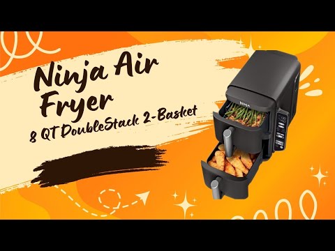 Ninja Air Fryer, 8 QT DoubleStack 2 Basket
