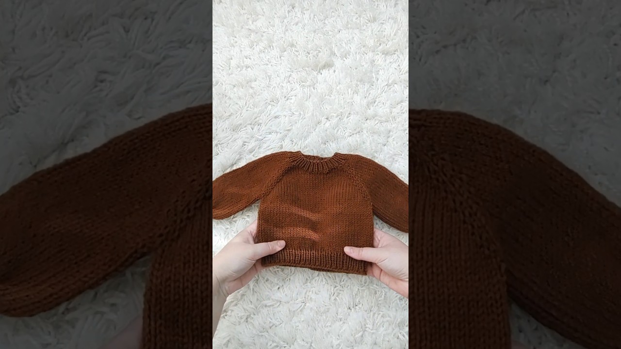 how i knitted baby sweater #seventhsedge #knit #knitting #babyclothes #free #knitwear #slowfashion