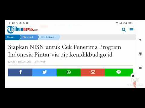 Cukup NISN untuk mengecek Penerima Program Indonesia Pintar melalui laman pip. kemdikbud.go.id