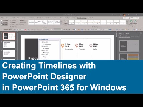 Creating Timelines with PowerPoint Designer (05)