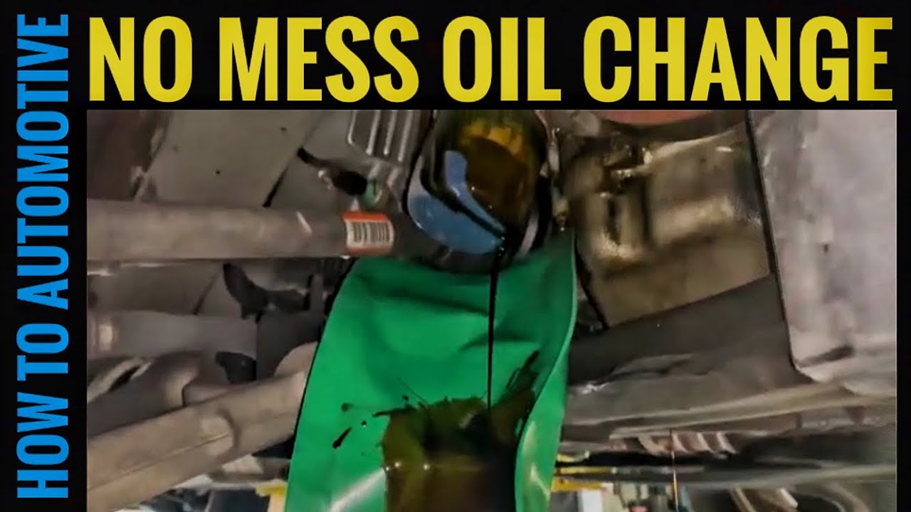 The Form-a-funnel Makes Oil Changes Mess-free