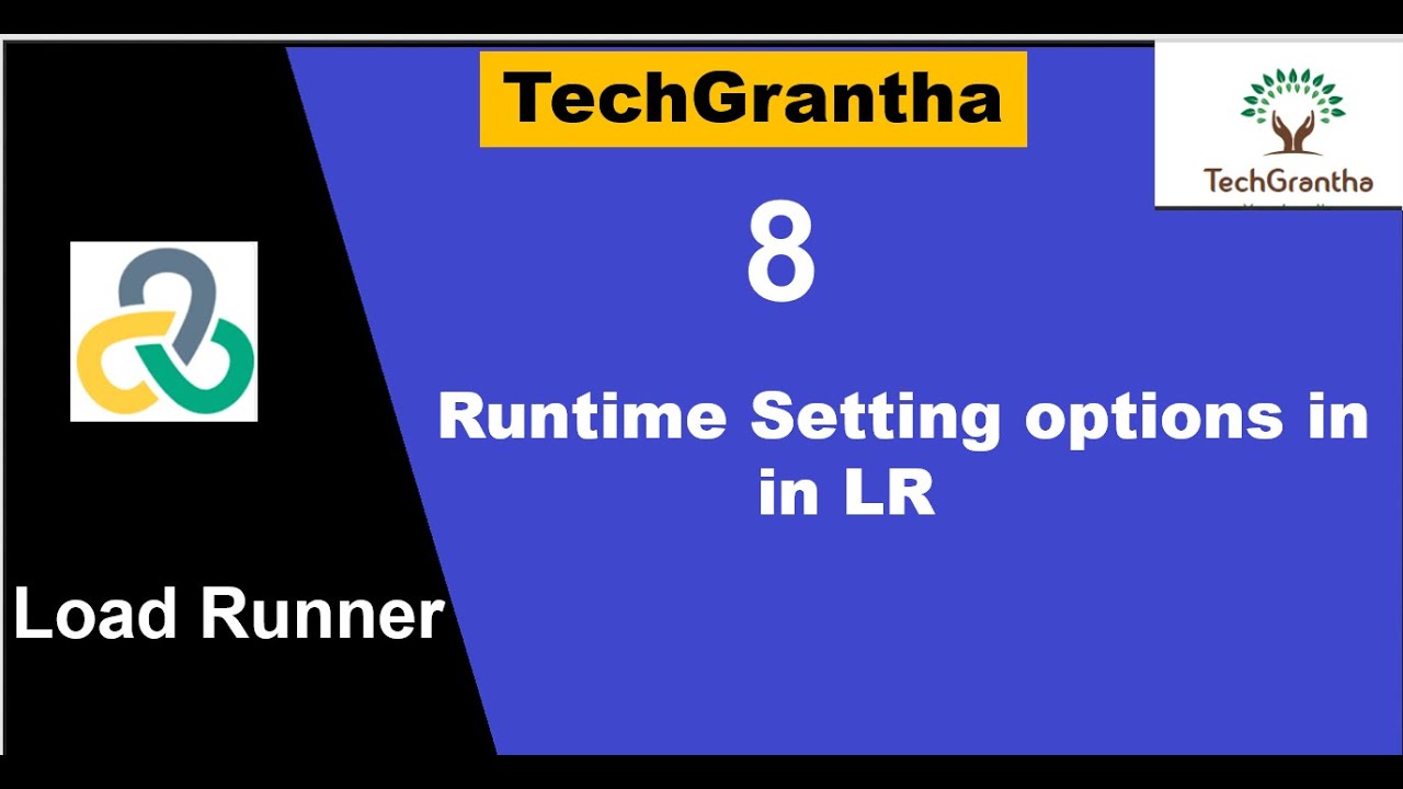Load Runner Beginner Tutorial 8 -Run-time Setting options in LR