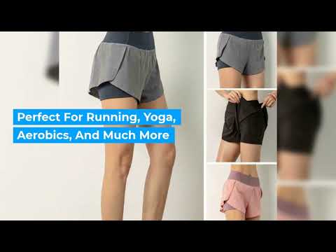 Women Running Shorts Made With Inner Side Pocket