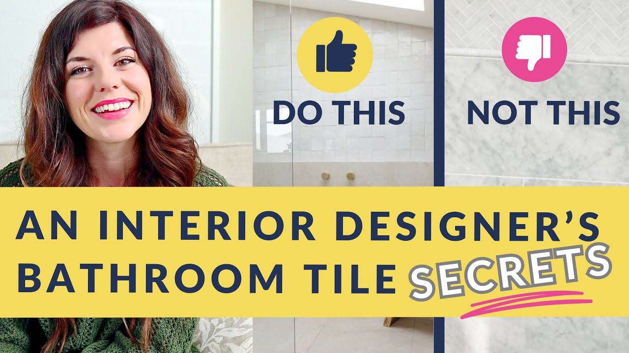 The 6 AFFORDABLE bathroom tile designs I recommend to clients