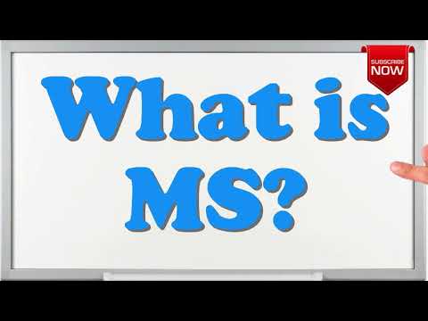 What is the full form of MS?