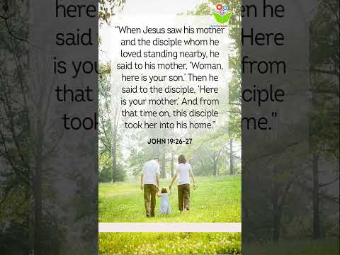 When Jesus saw his mother #bible quotes #christ #proverbs #thinkcreatelearn