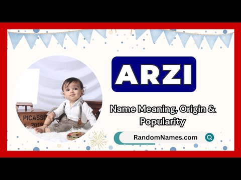 Arzi - Baby Boy Name Meaning, Origin & Popularity - RandomNames.com