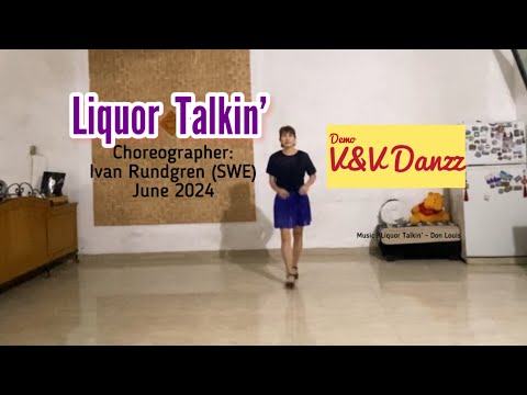 LIQUOR TALKIN' by Ivan Rundgren Line Dance Script | ELD
