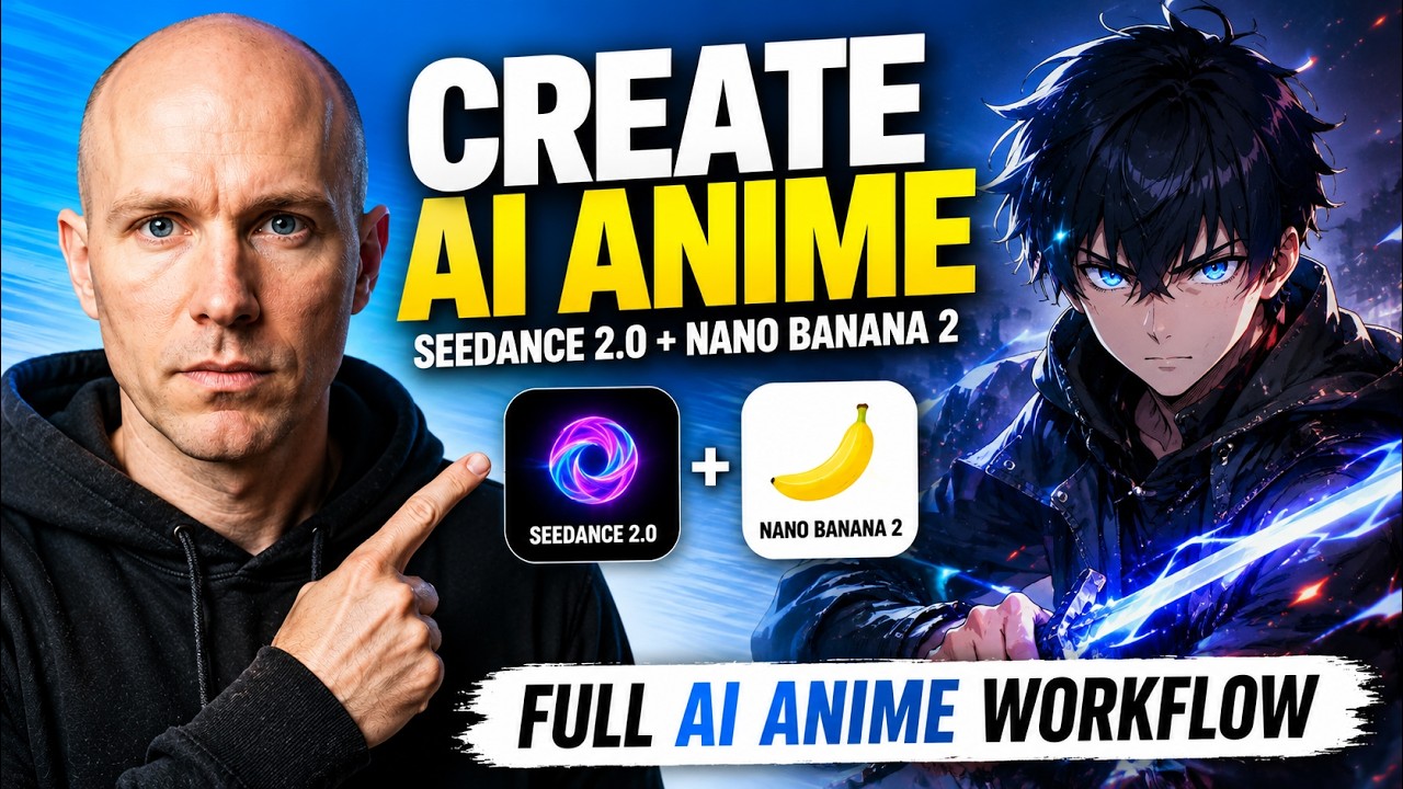 Full AI Anime Workflow (Seedance 2.0 + Nano Banana 2)