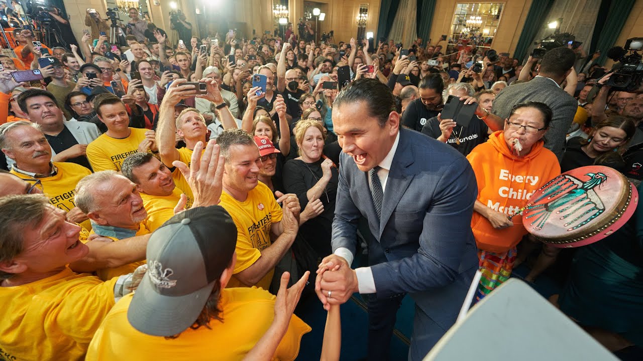 Wab Kinew to become first First Nations premier of province after Manitoba election win