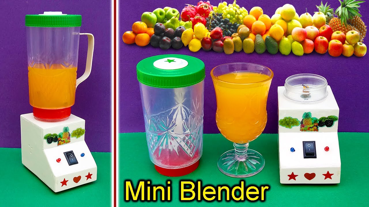 How To Make A Mini Electric Blender | Homemade Juicer Machine| Blender Machine | Mixer Grinder DIY