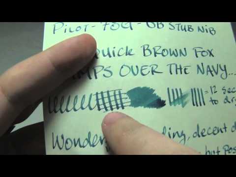 Ink Review: Noodler's Navy Blue Ink