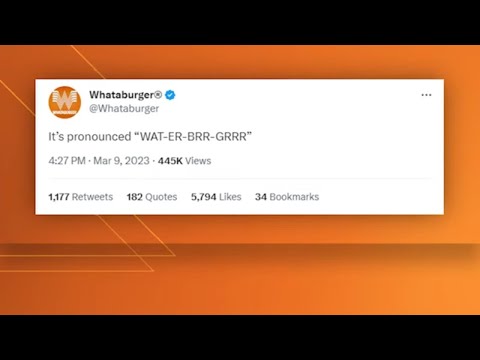 How do you pronounce Whataburger? They let us know