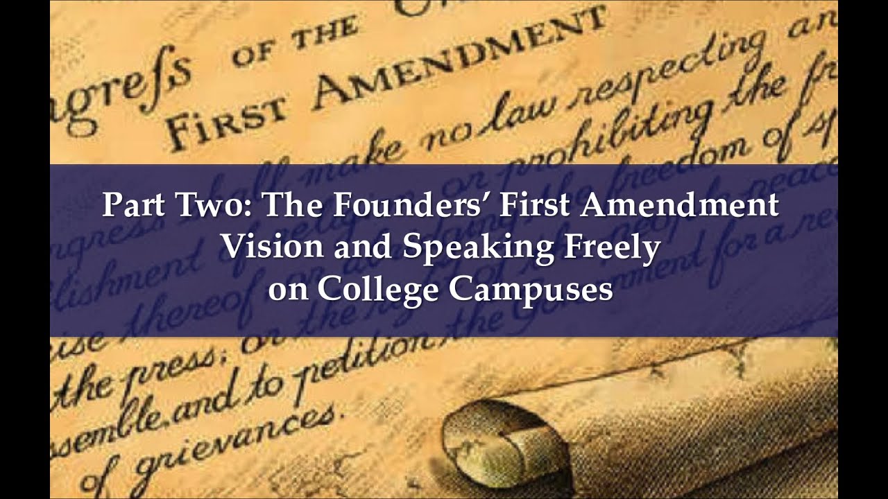 First Amendment Webinar Session 2
