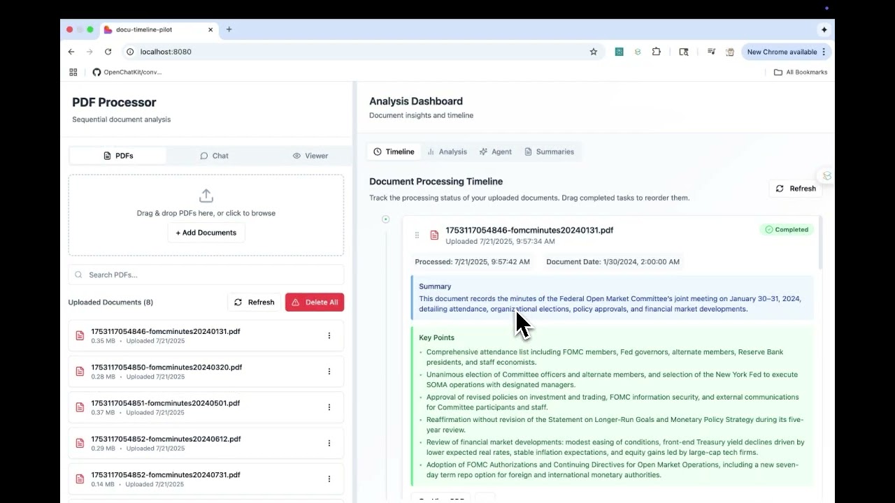 SeqDoc: sequential pdf processing