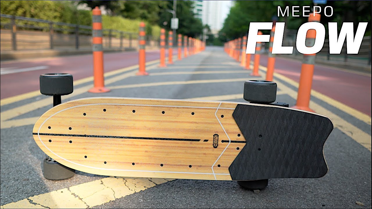 MEEPO FLOW - Surfboard-Inspired Electric Carving Skateboard