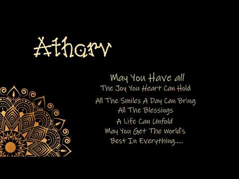 Atharva Name Meaning With Birthday Message