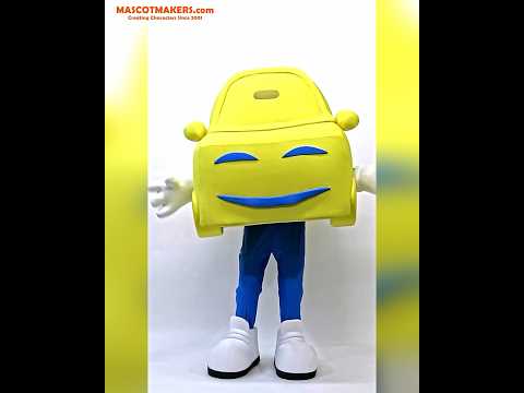 Happy Car Mascot Costume | Mascot Makers - Custom mascots and characters