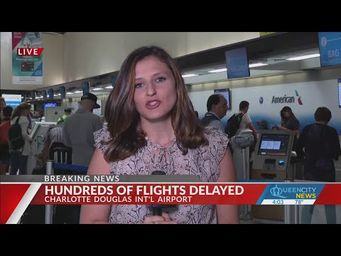 Hundreds of delays at CLT Airport