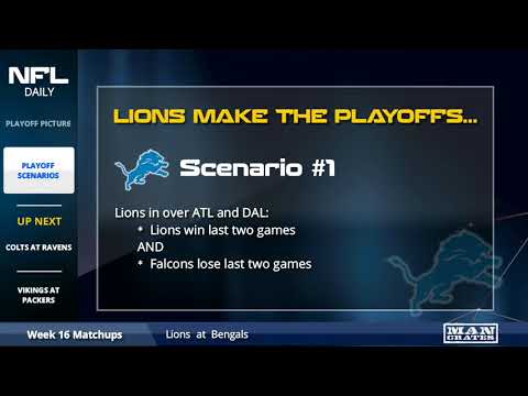 Detroit Lions Playoff Picture And Playoff Scenarios - How The Lions Can Still Make The Playoffs