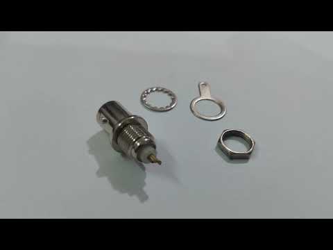 BNC F BH Solder Connector for Coaxial Type