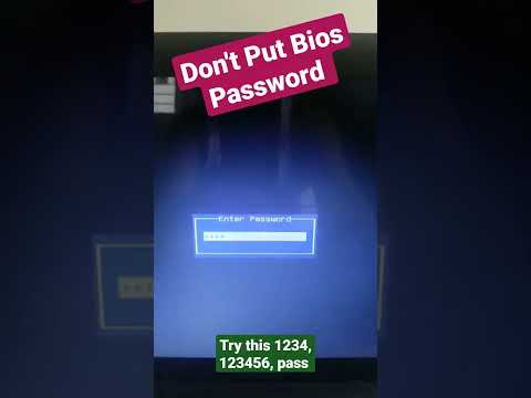 Laptop Bios Password try 1234, 123456, pass #shorts #shortsvideo #viral #asus #laptopshopee