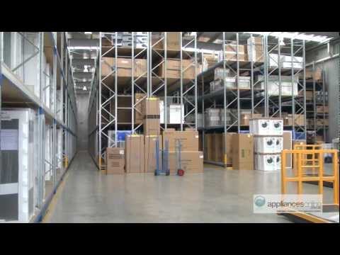 Overview of Appliance Online's Victorian warehouse in Melbourne - Appliances Online