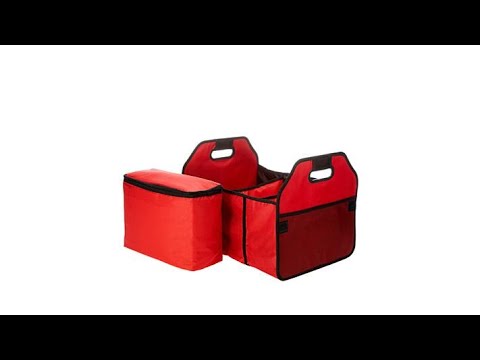 Collapsible Trunk Organizer with Insulated Cooler