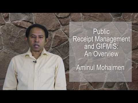 Public Receipt Management in GIFMIS || Aminul Mohaimen