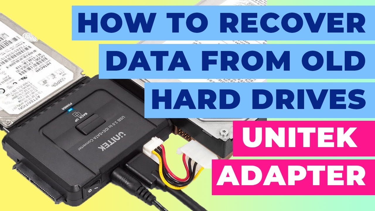 How To Recover Data from Old Hard Drives - Unitek IDE & SATA Adapter