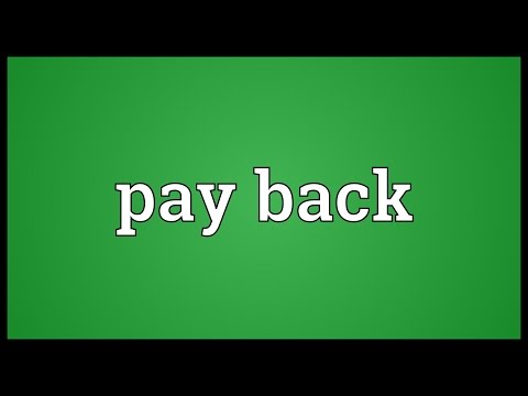 Pay back Meaning